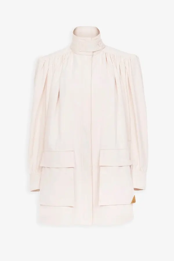 Chloé Gathered High-neck Jacket