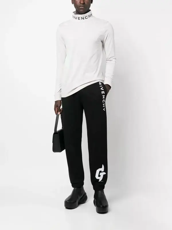 Givenchy Logo Collar Long-sleeved Shirt