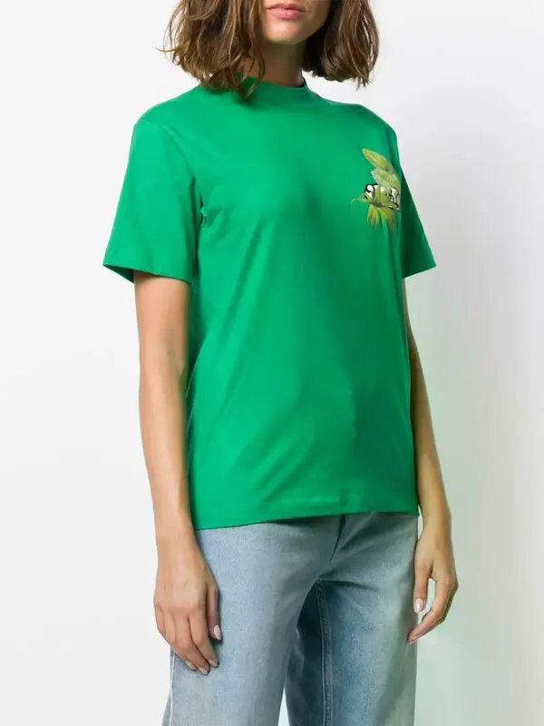 Off-White Tropical Logo Print T-shirt