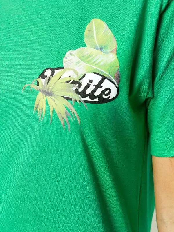 Off-White Tropical Logo Print T-shirt