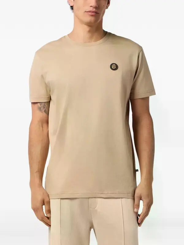 BILLIONAIRE Round-neck T-shirt - Neutrals