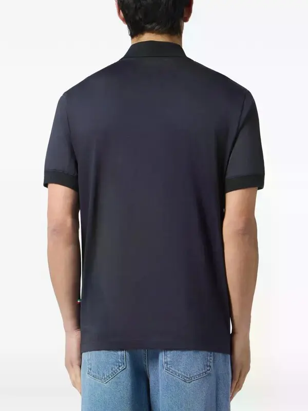 BILLIONAIRE Appliqué Cotton Polo Shirt