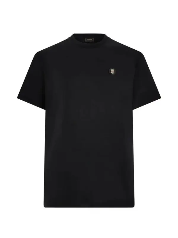 BILLIONAIRE Round-neck Logo-patch T-shirt