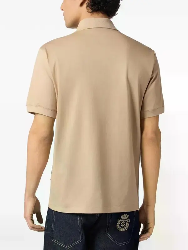 BILLIONAIRE Logo-patch Polo Shirt