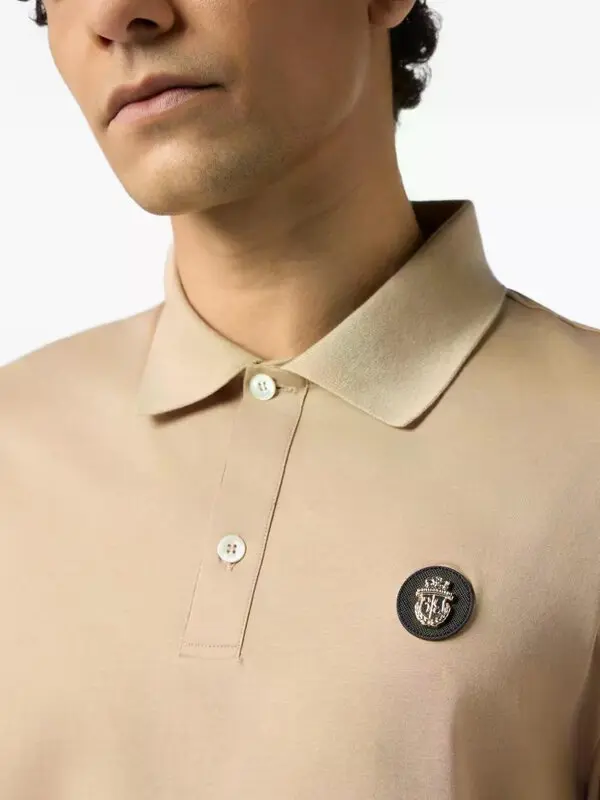 BILLIONAIRE Logo-patch Polo Shirt