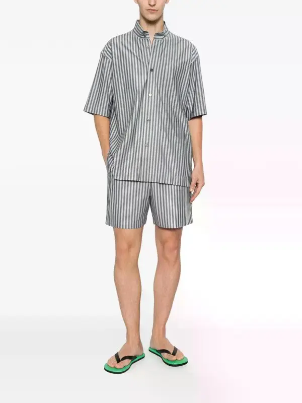 Issey Miyake Striped Jersey Shorts