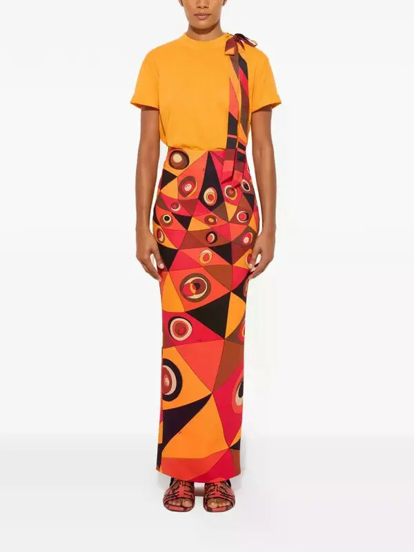 Emilio Pucci T-shirt With Silk Detail