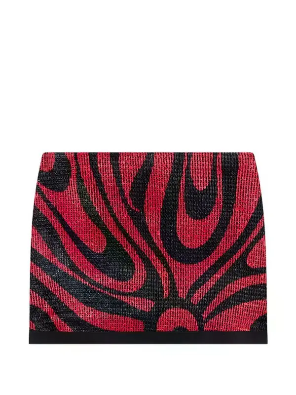 Emilio Pucci Rafia Wrap Skirt
