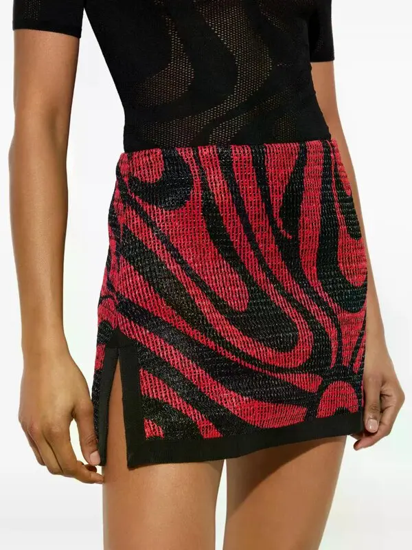 Emilio Pucci Rafia Wrap Skirt