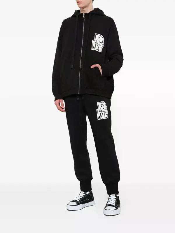 DOVER STREET MARKET Logo Print Drawstring Hoodie