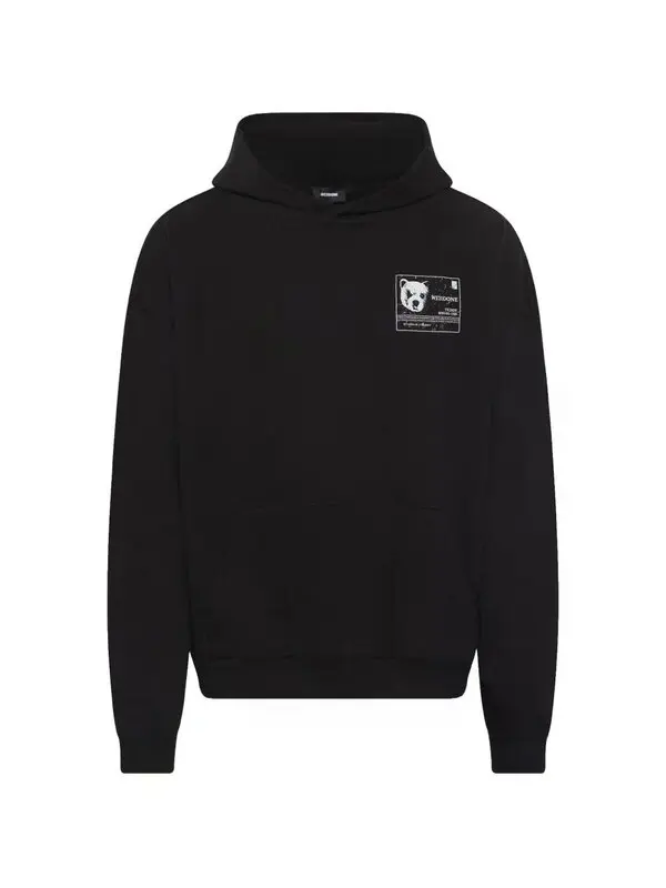 We11Done Dna Teddy Id Hoodie - Black