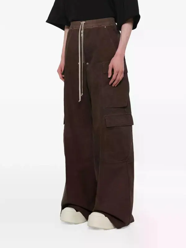 Rick Owens Double Cargo Jumbo Belas Wide-leg Pants