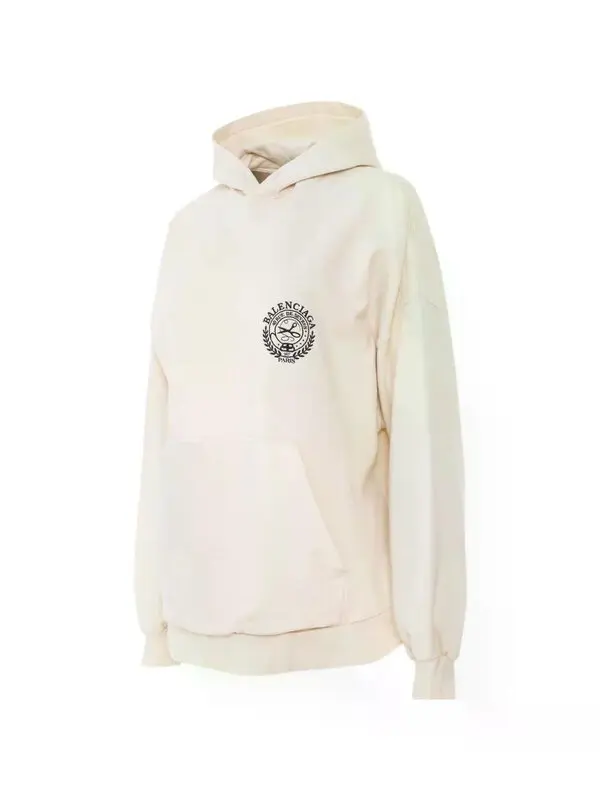 Balenciaga Embroidered Crest Wide-fit Hoodie