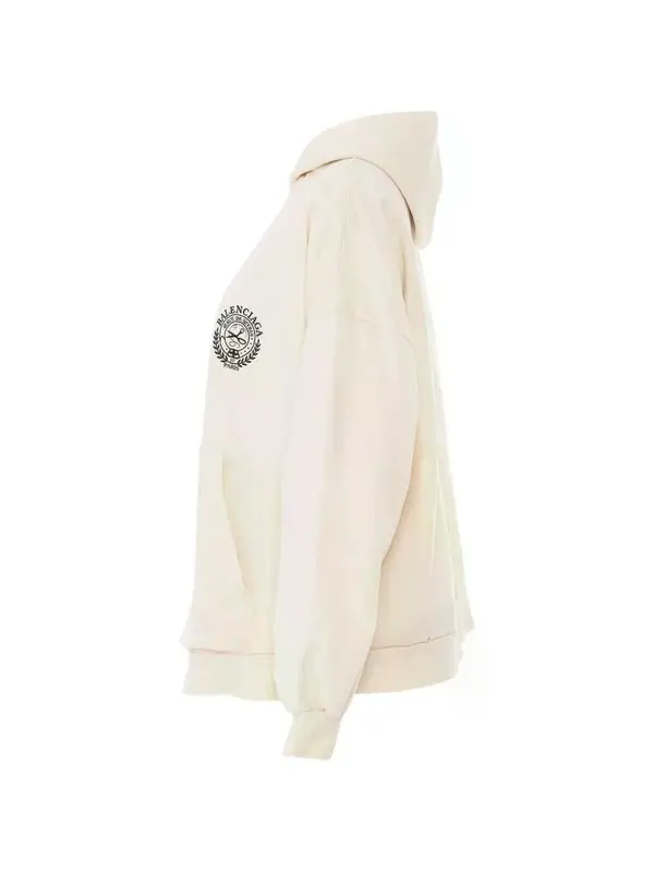 Balenciaga Embroidered Crest Wide-fit Hoodie