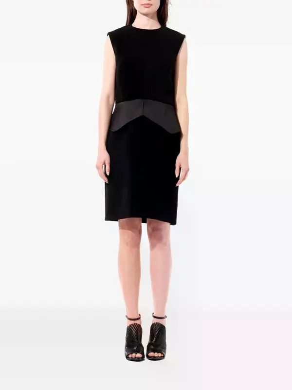 Balenciaga Sleeveless Peplum Waist Dress