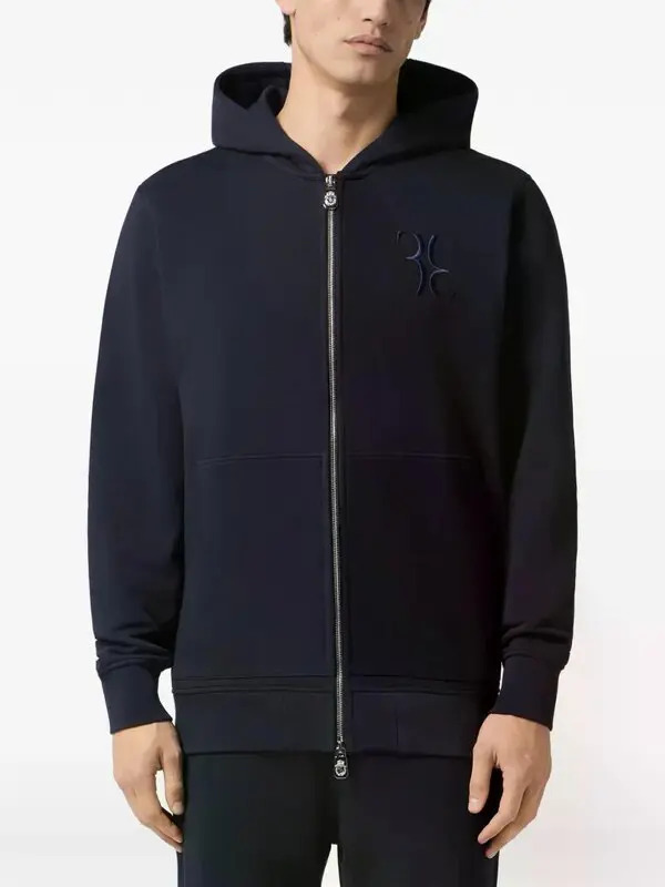 BILLIONAIRE Full-zip Hoodie - Blue
