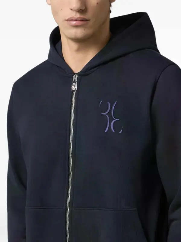 BILLIONAIRE Full-zip Hoodie - Blue