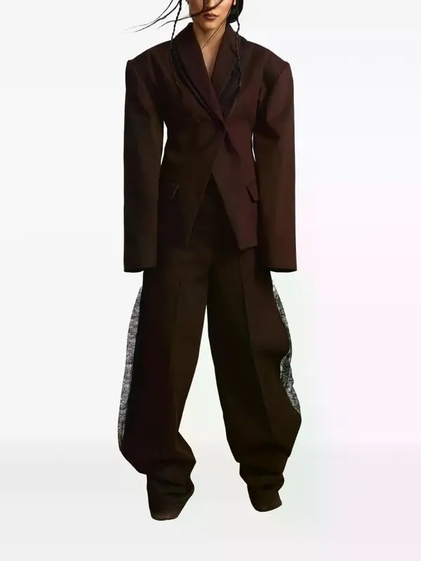 ALMAZ Canyon Lace-panelled Trousers