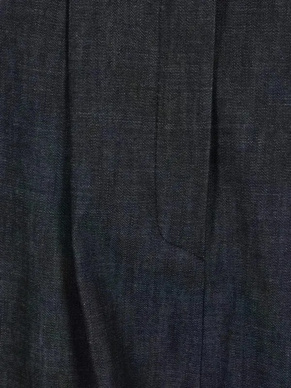Dusan Pleated Wide-leg Jeans