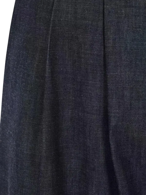 Dusan Pleated Wide-leg Jeans