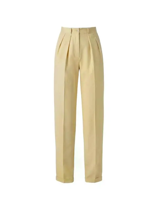 ALMAZ Vanilla Vice Pleated Trousers - Neutrals
