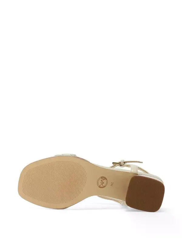 Michael Kors Monogram Buckle Sandals