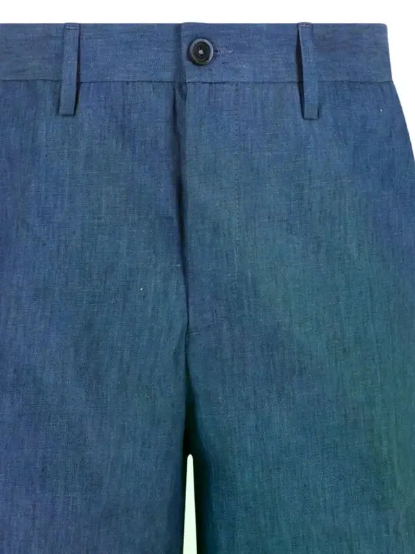 120% Lino Linen Turn-up Shorts