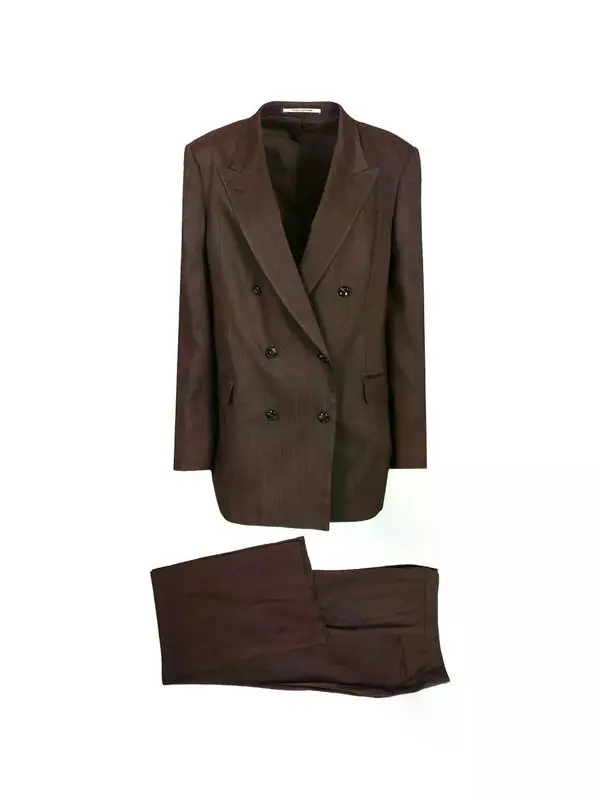 Tagliatore Jasmine Double-breasted Pinstripe Suit