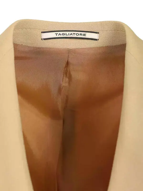 Tagliatore Single-breasted Blazer With Peak Lapels
