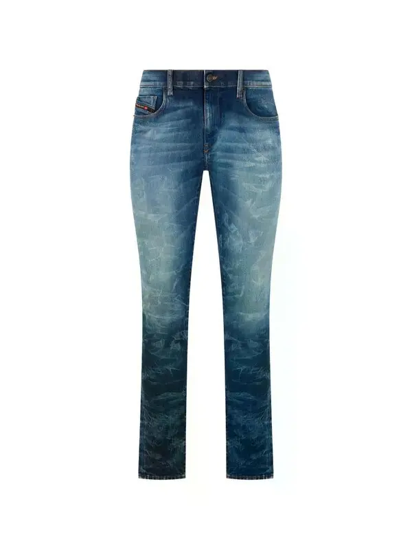 DIESEL® Faded Effect Straight-leg Jeans