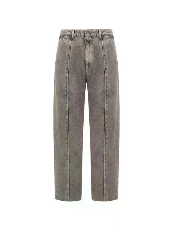 DIESEL® Straight-leg Distressed Jeans - Grey
