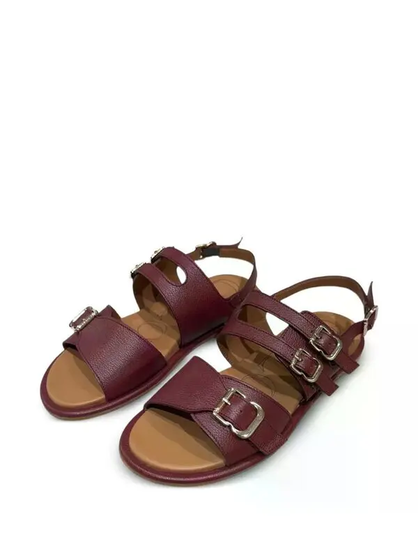 CALCE Santa Cruz Buckle-fastening Sandals - Red