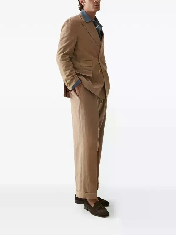 FORTELA Travel Double-breasted Blazer
