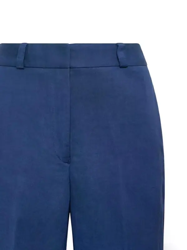Malìparmi Ultramarine Pressed Crease Straight-leg Trousers - Blue