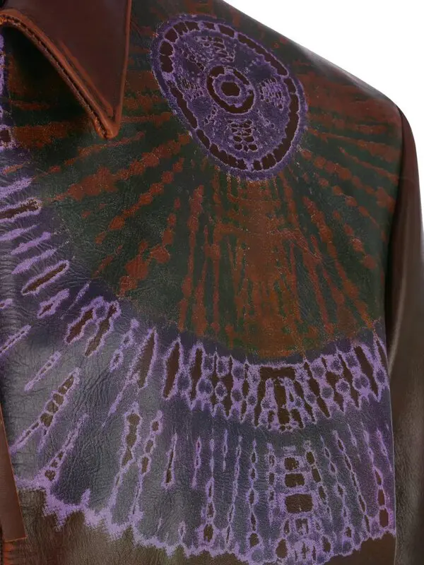 KHOKI Graphic-print Belted Jacket