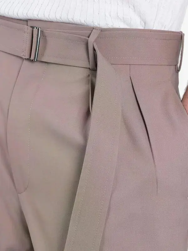 Tagliatore Belted Pleated Trousers