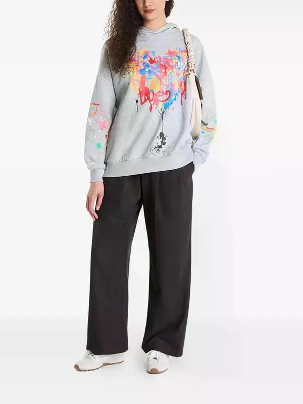 Desigual X Disney Mickey Mouse Graphic-print Hoodie
