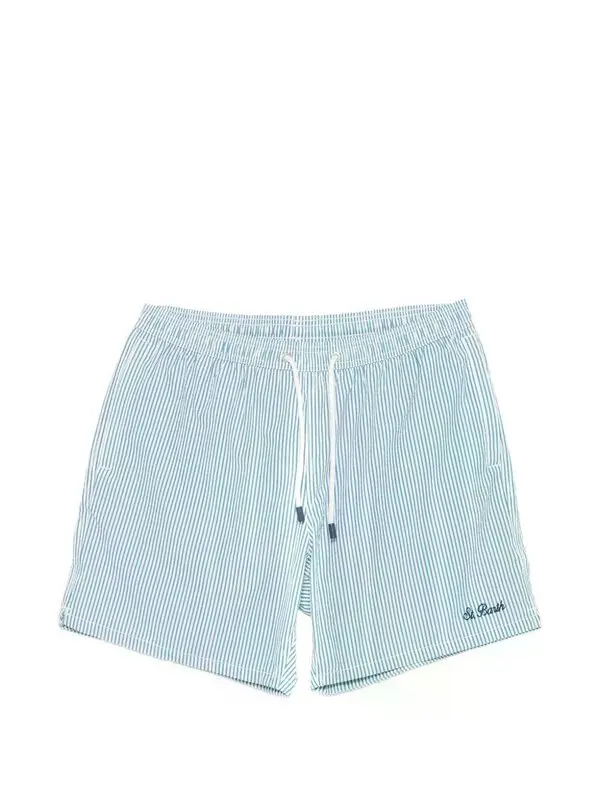 MC2 SAINT BARTH Patmos Striped Drawstring Swim Shorts