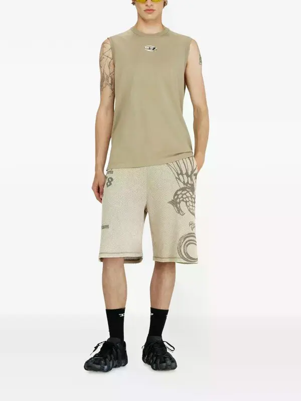 DIESEL® Oval-d Cotton Tank Top