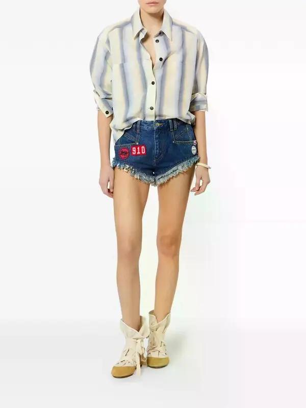 Isabel Marant Étoile Eneidala Patches Shorts