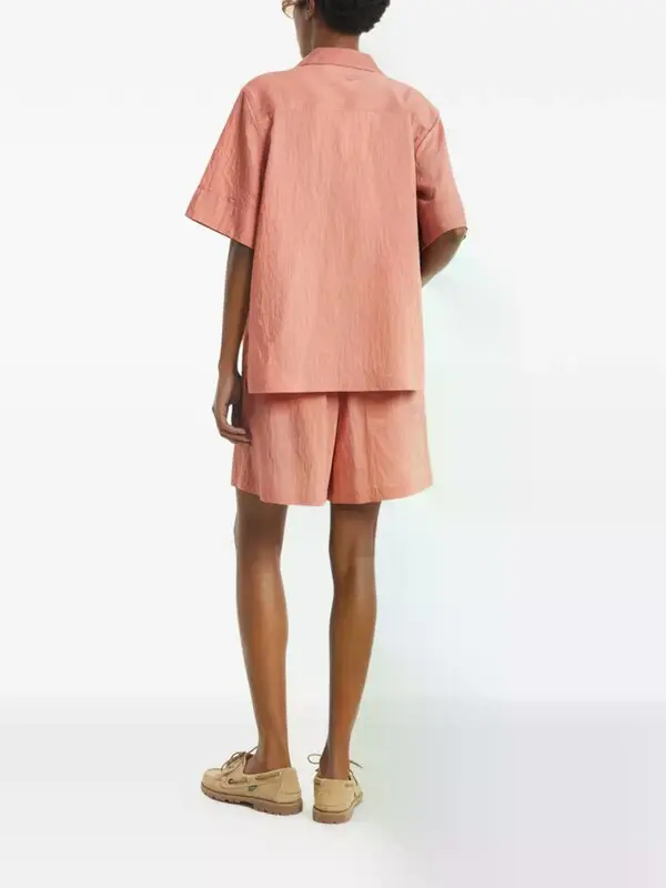 Maison Kitsuné Logo Embroidered Drawstring Shorts