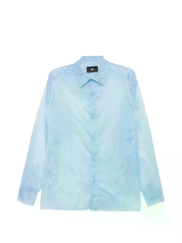 LII Sheer Button-down Shirt