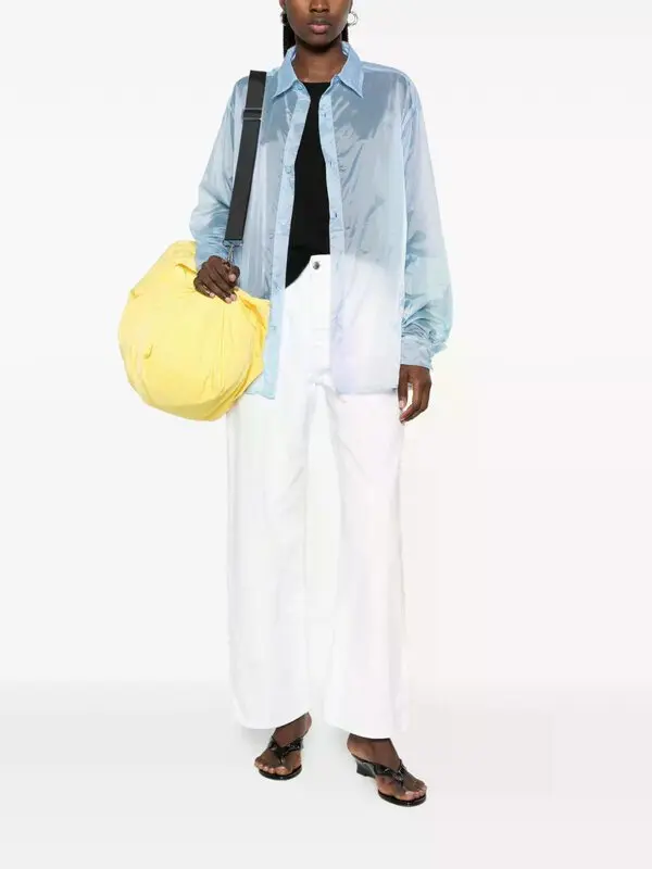 LII Sheer Button-down Shirt