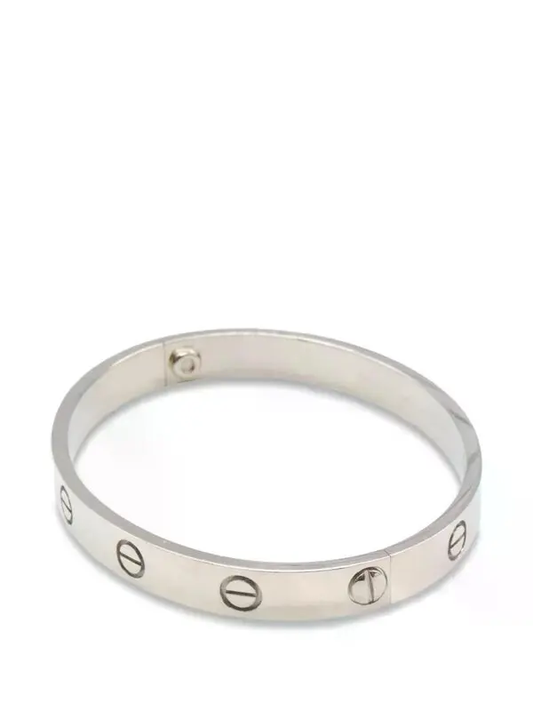 Cartier 18k White Gold Love Bracelet