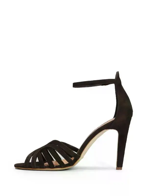 THE SELLER Strappy Cage Stiletto Sandals