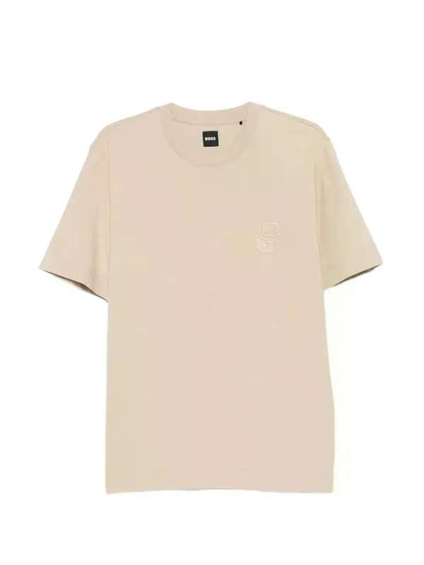 BOSS Logo-embroidered T-shirt