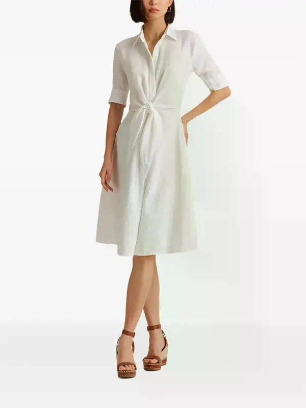 Ralph Lauren Linen Midi Shirt Dress