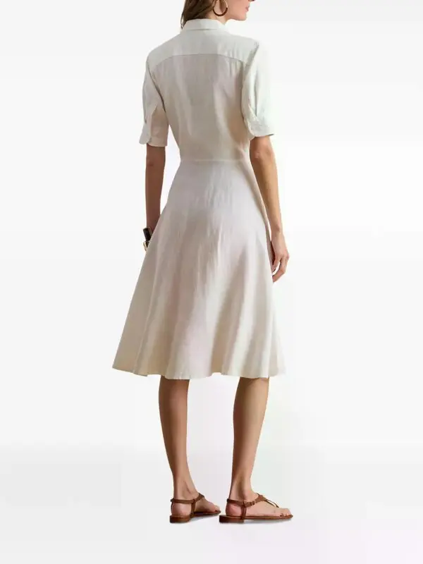 Ralph Lauren Linen Midi Shirt Dress