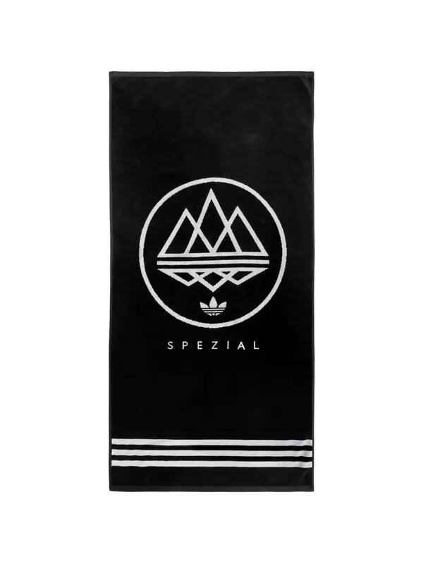 Adidas Mod Logo-print Towel - Black