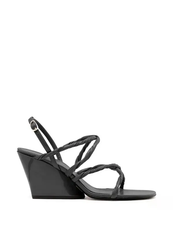 Proenza Schouler Twist Slant Sandals - Black